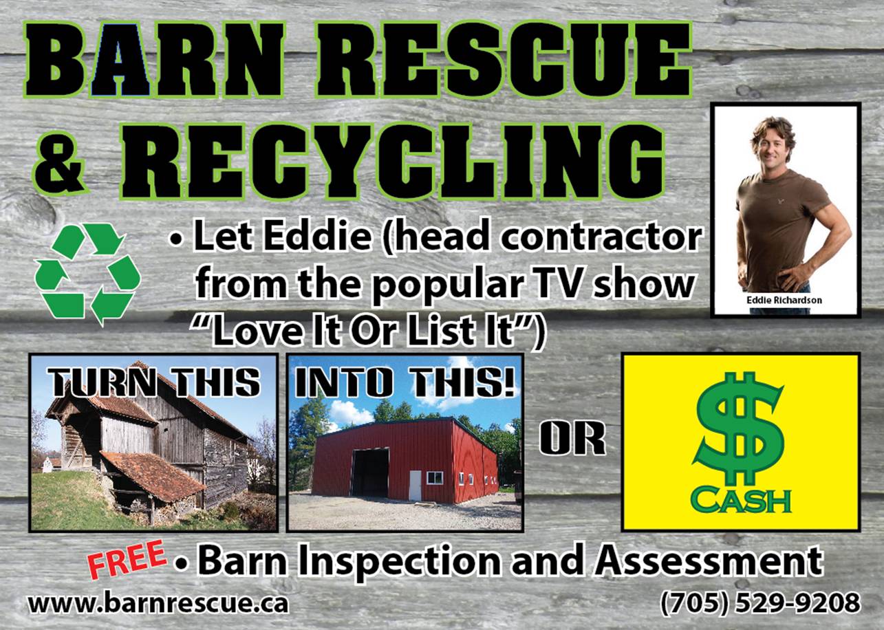 Barn Resuce and Recycling